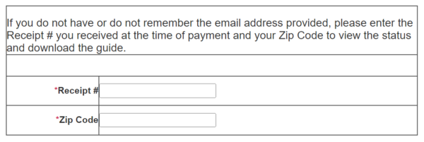 I Lost My PTDE Packet, How Do I Get Another Copy?